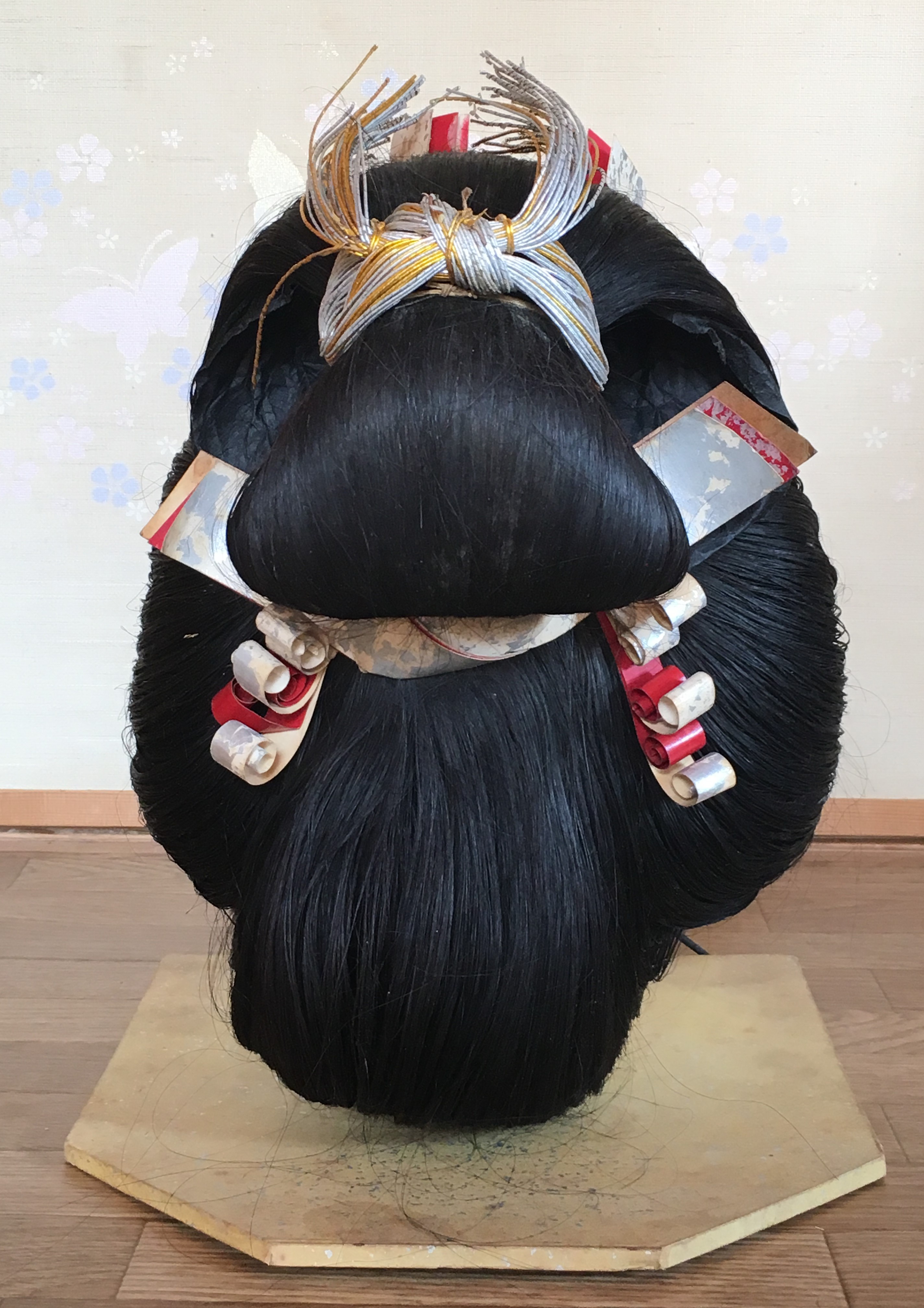 KATSURA Real Hair Wig GEISHA MAIKO Traditional Japanese KIMONO Cosplay ...